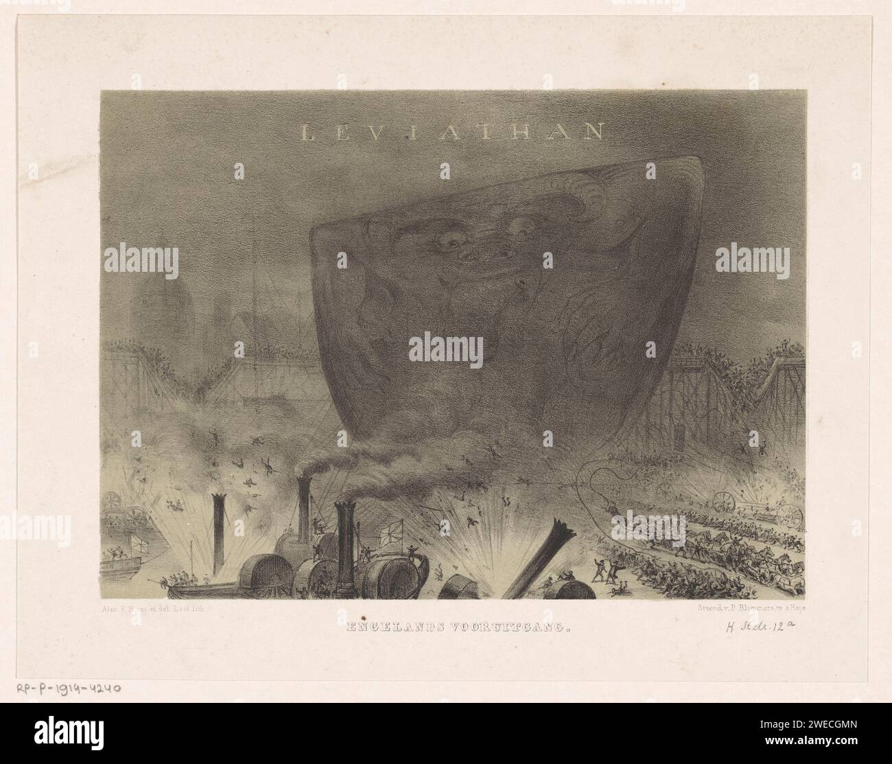 Leviathan, Carel Christiaan Antony Last, After Alexander Ver Huell ...