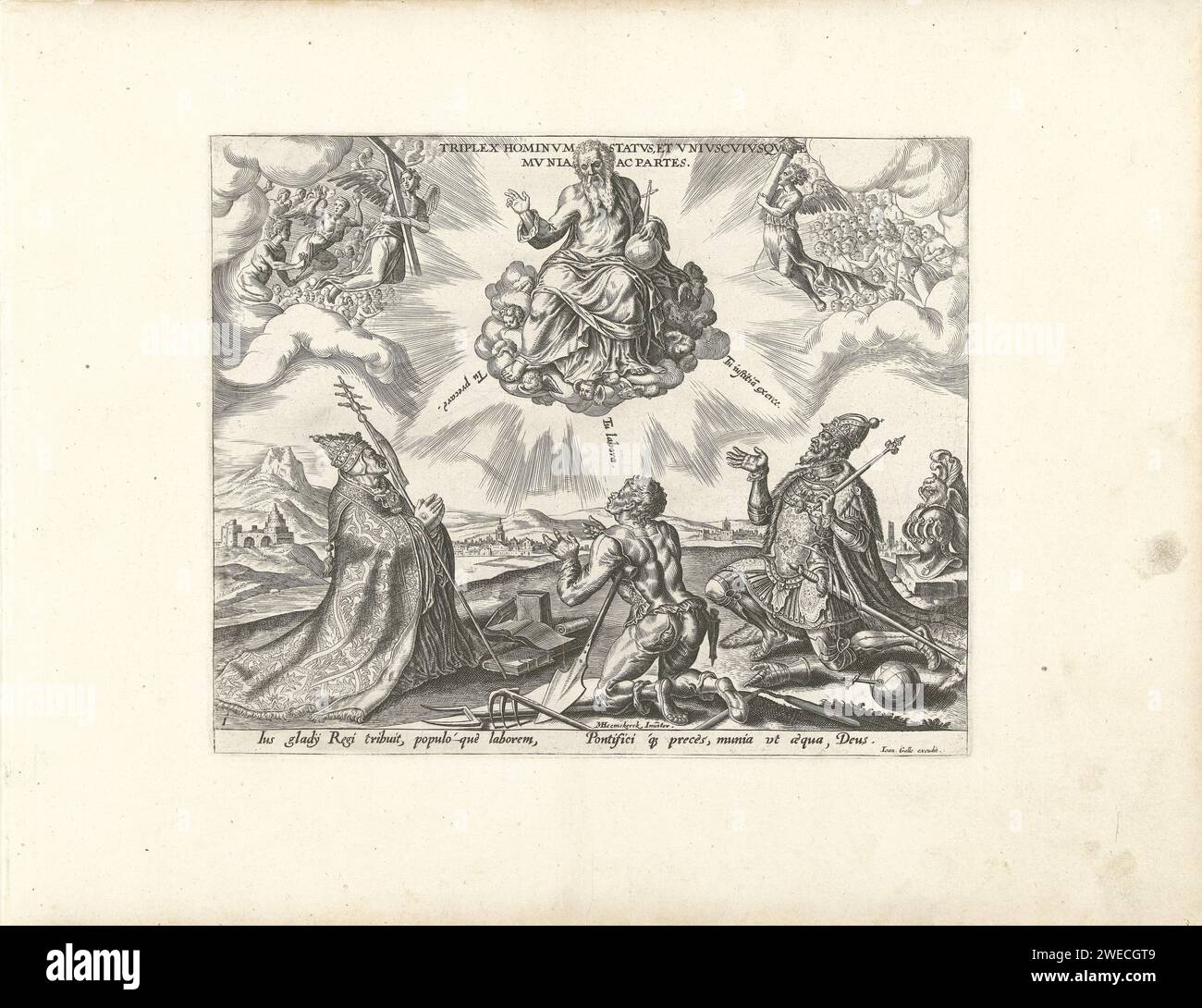 God hands out different tasks to the three positions, Philips Galle ...