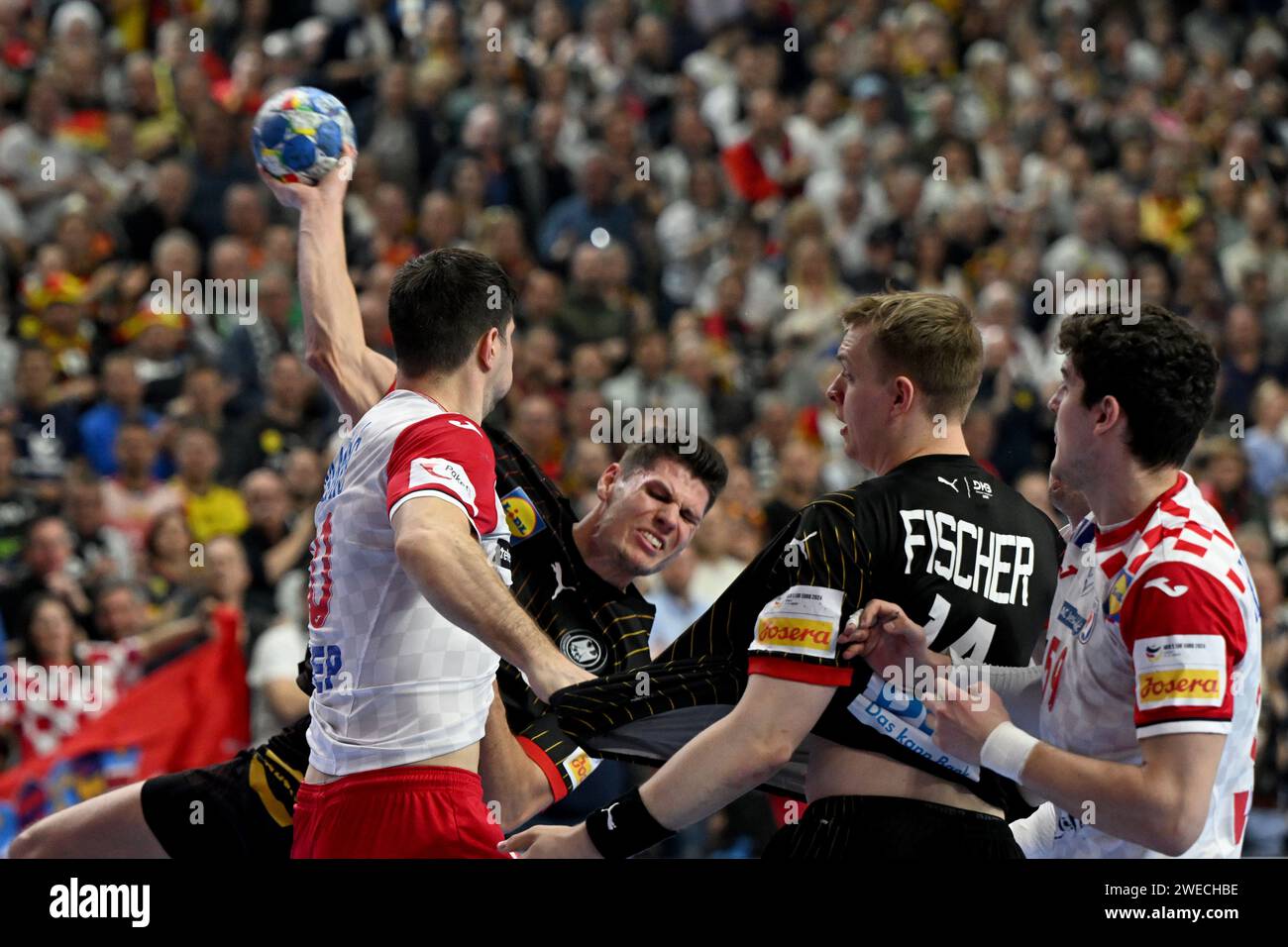 Cologne, Germany. 24th Jan, 2024. Handball: European Championship ...