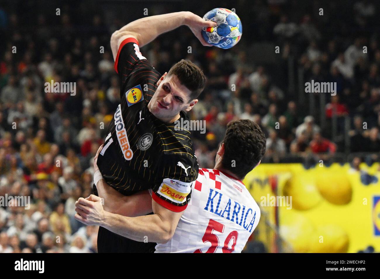 Cologne, Germany. 24th Jan, 2024. Handball: European Championship ...