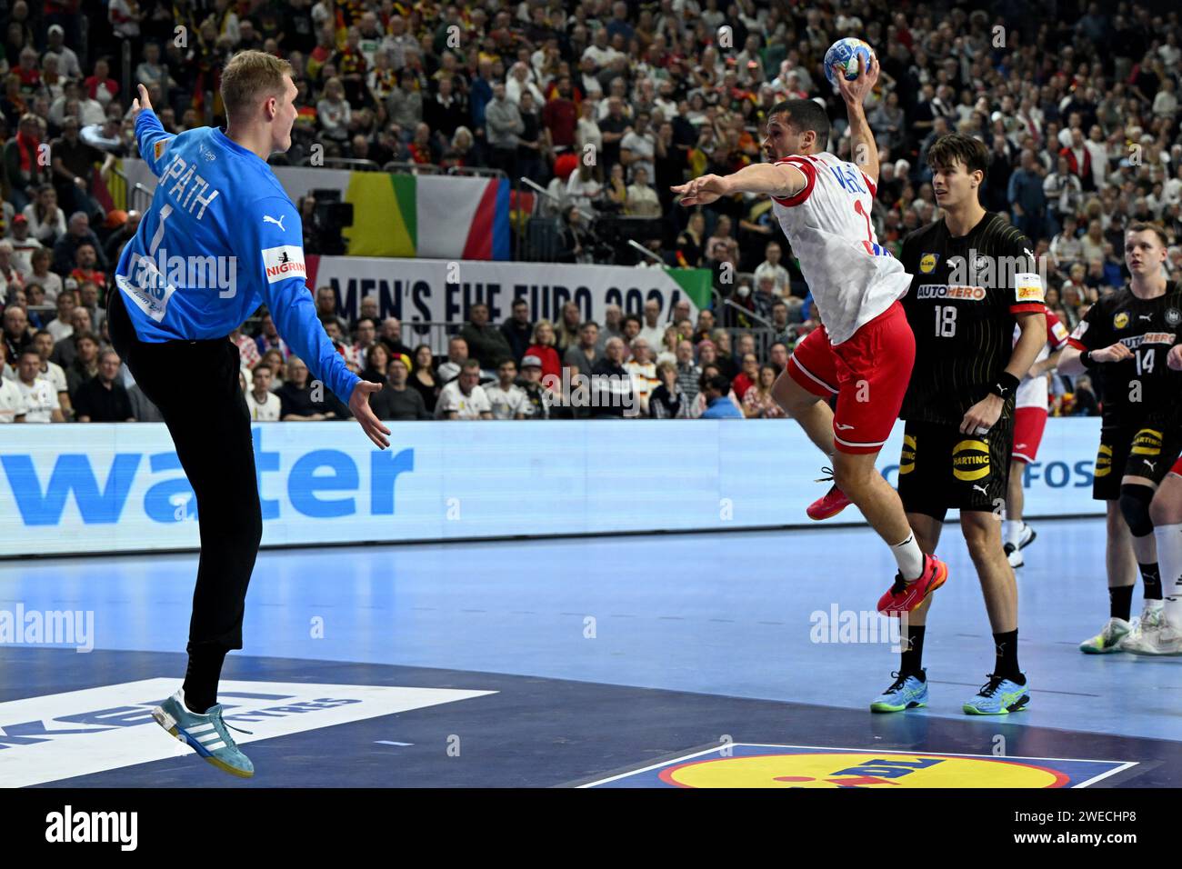 Cologne, Germany. 24th Jan, 2024. Handball: European Championship ...
