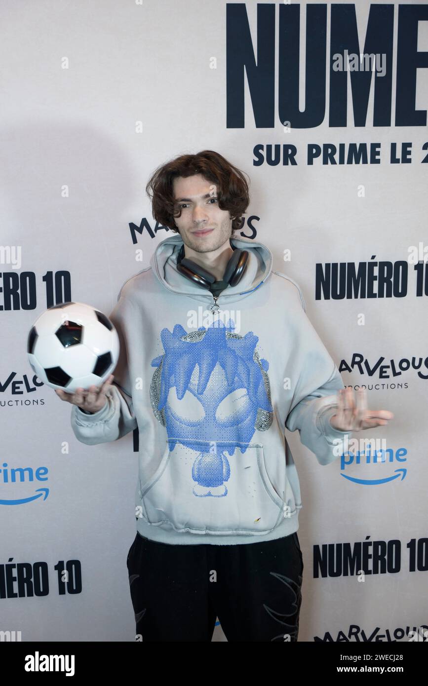 Paris, France. 24th Jan, 2024. Charles Raynor aka Rayton attends the ...