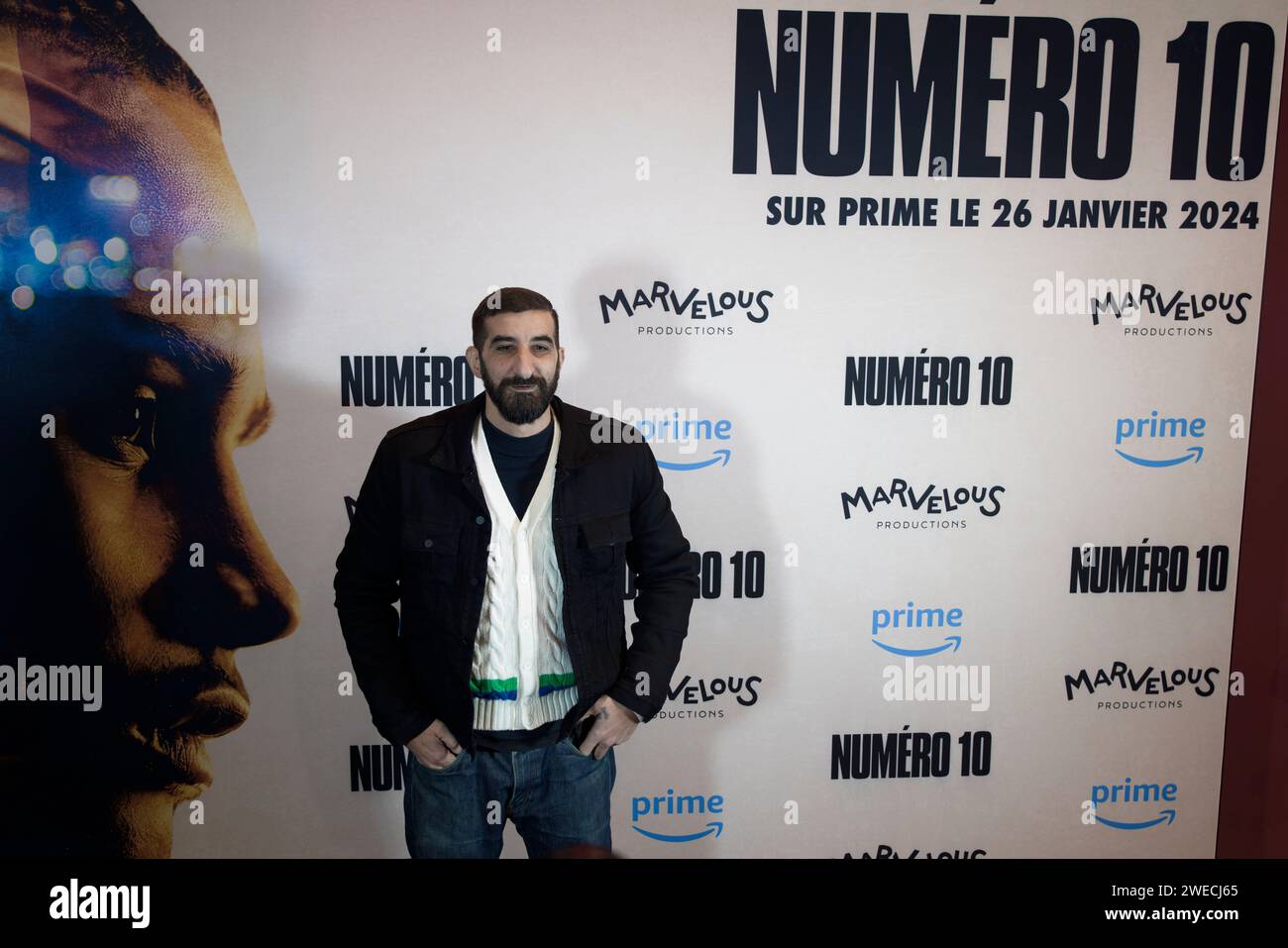 Paris, France. 24th Jan, 2024. Hedi Bouchenafa attends the NUMERO 10 ...