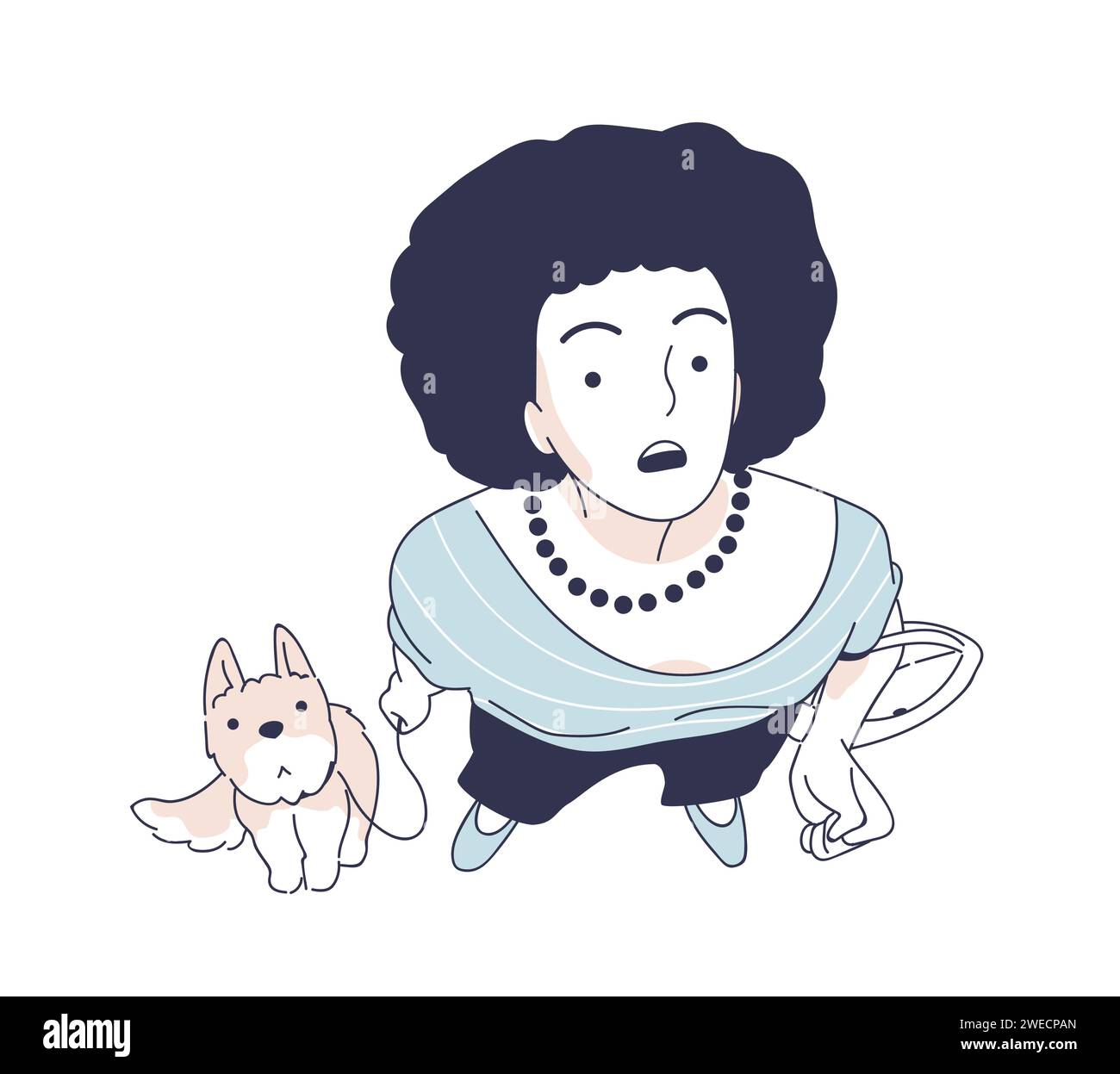 Person looking up doodle style vector Stock Vector Image & Art - Alamy