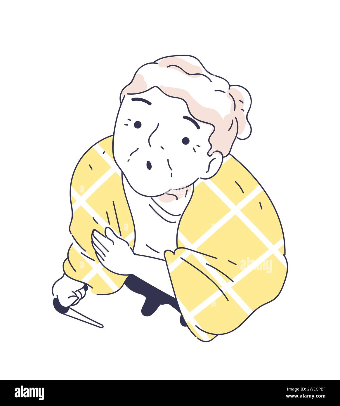 Woman gazing Stock Vector Images - Alamy