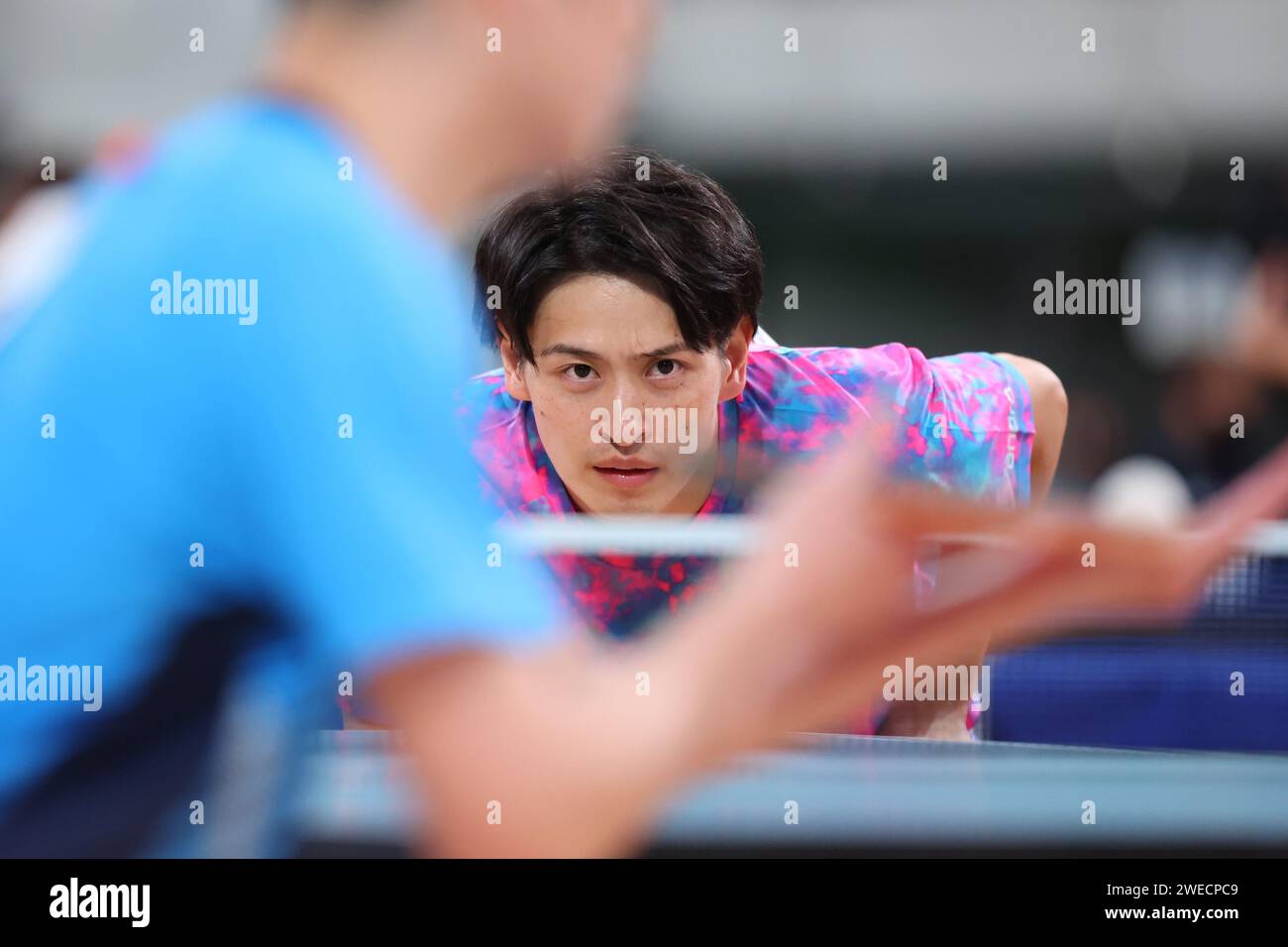 Tokyo, Japan. 24th Jan, 2024. Yuya Oshima Table Tennis : All Japan Table Tennis Championships ...