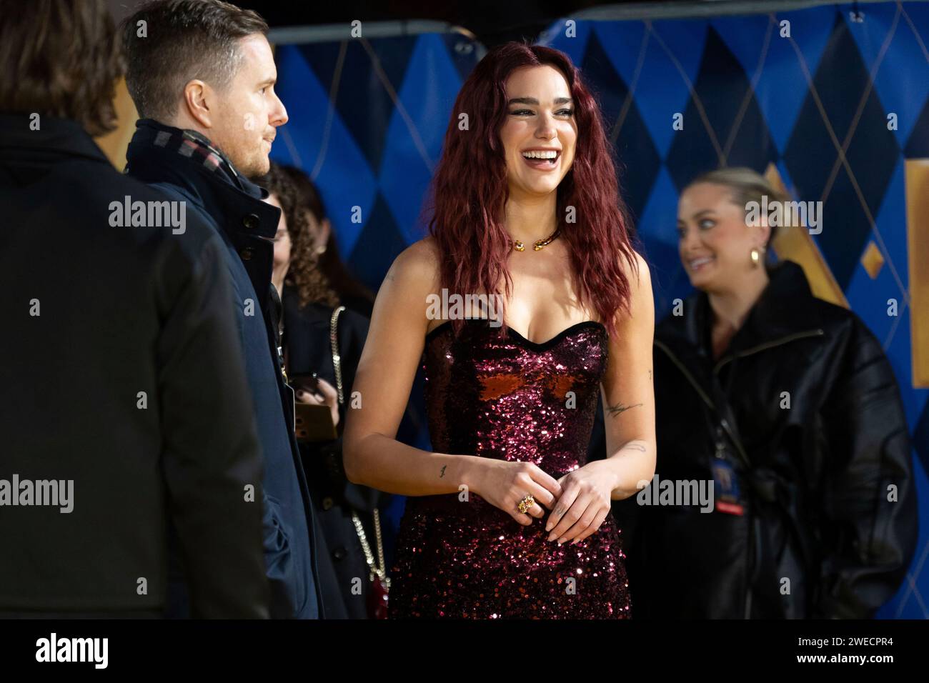 Dua Lipa poses for photographers upon arrival at the World premiere of ...