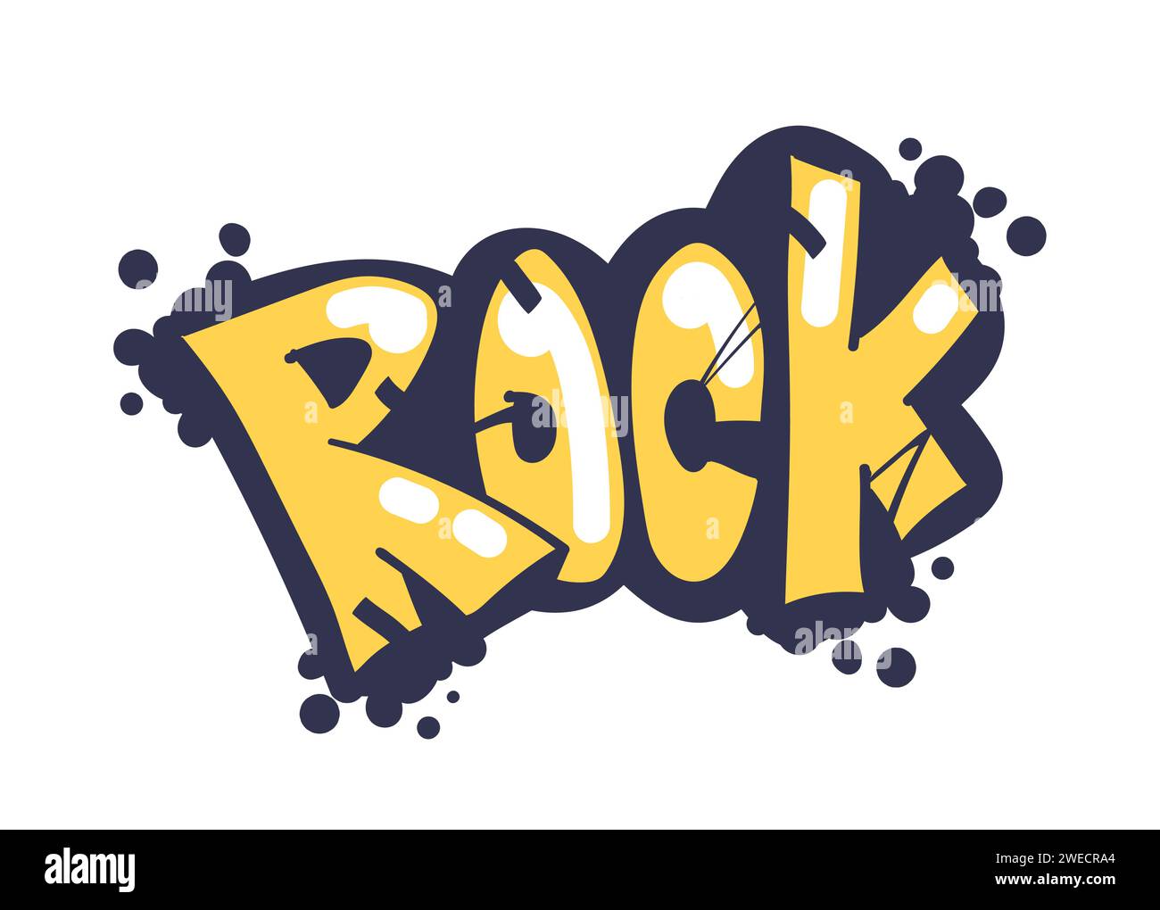 Abstract street graffiti lettering vector Stock Vector Image & Art - Alamy