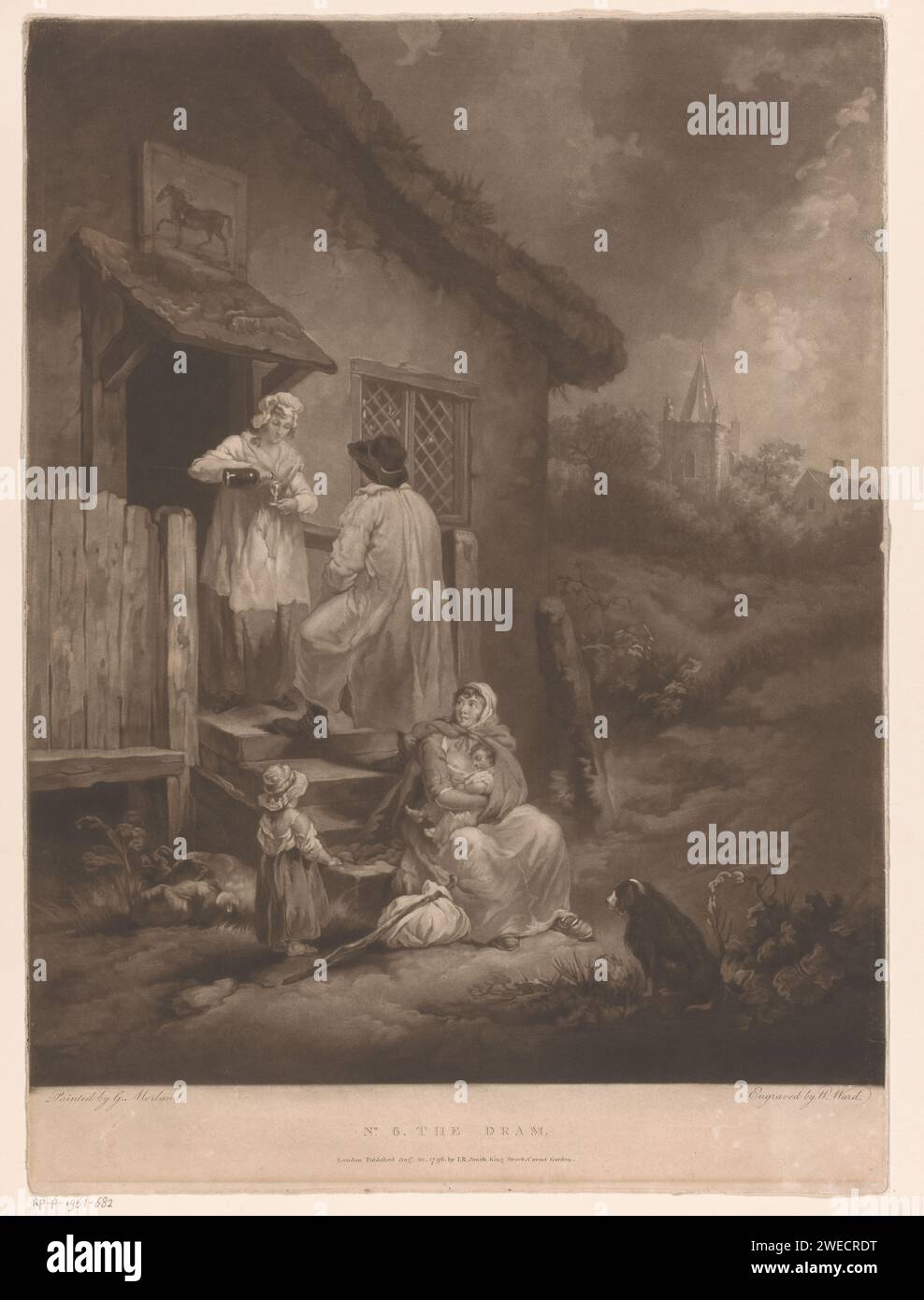 Family for an inn, William Ward, After George Morland, 1796 print ...