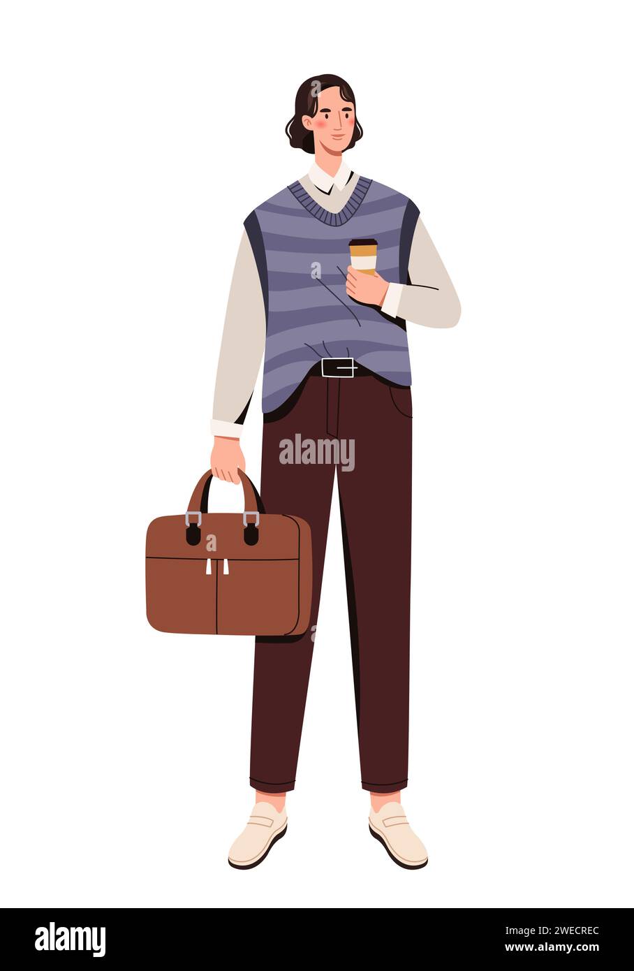 Stylish modern man handsome Stock Vector Images - Alamy