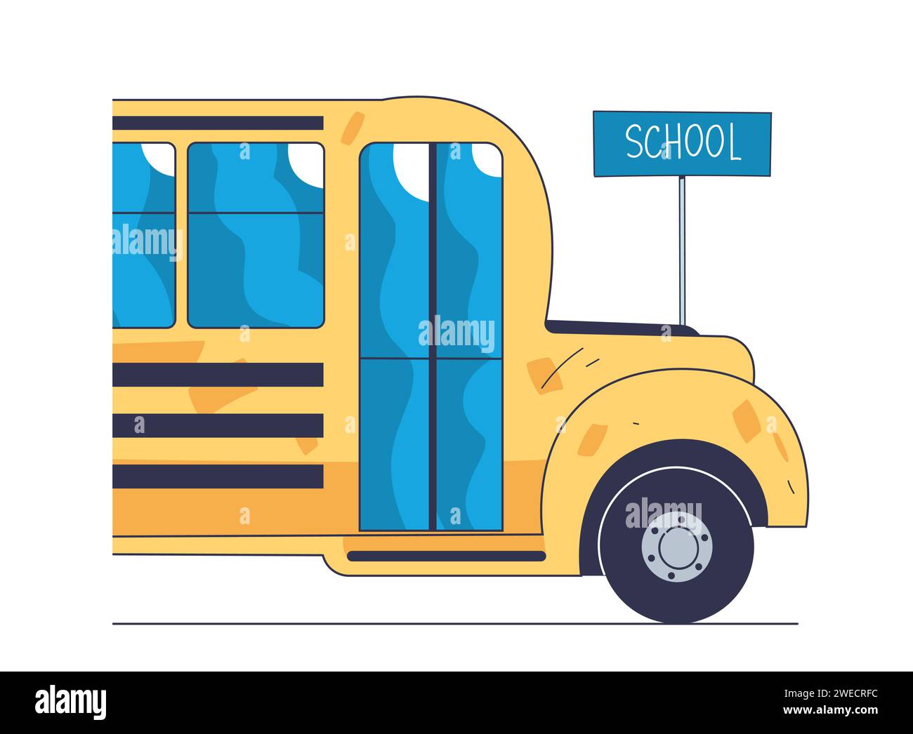 School doodle scene vector concept Stock Vector Image & Art - Alamy