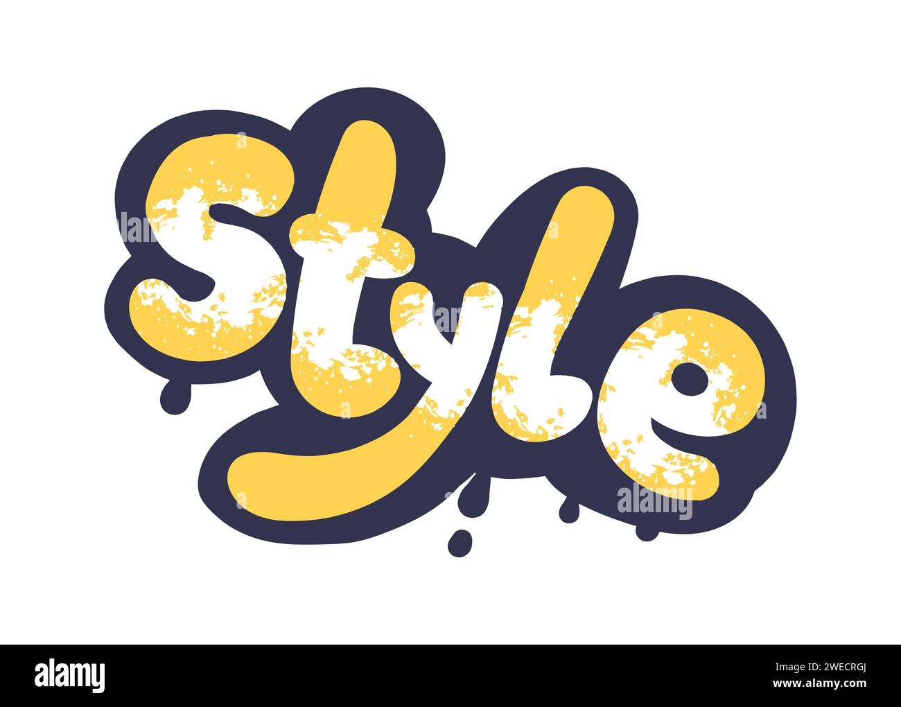 Abstract street graffiti lettering vector Stock Vector Image & Art - Alamy