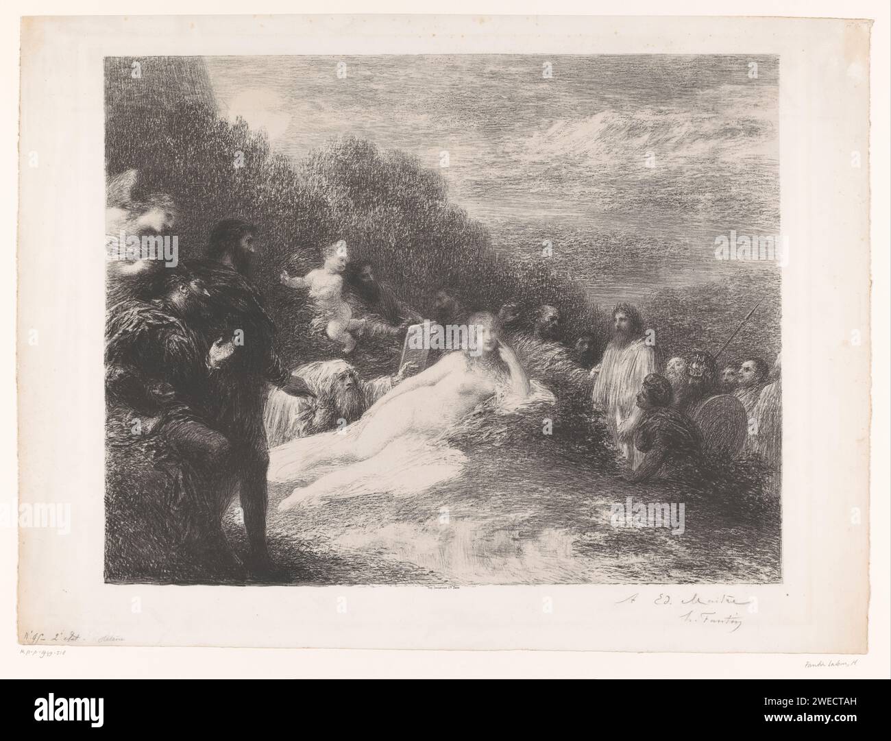 Faust and Mephisto see Helena van Troje, Henri Fantin-Latour, 1890 ...