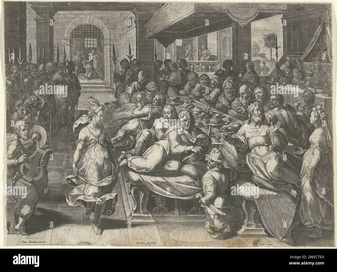 Salome dancing during the banquet of herod hi-res stock photography and ...