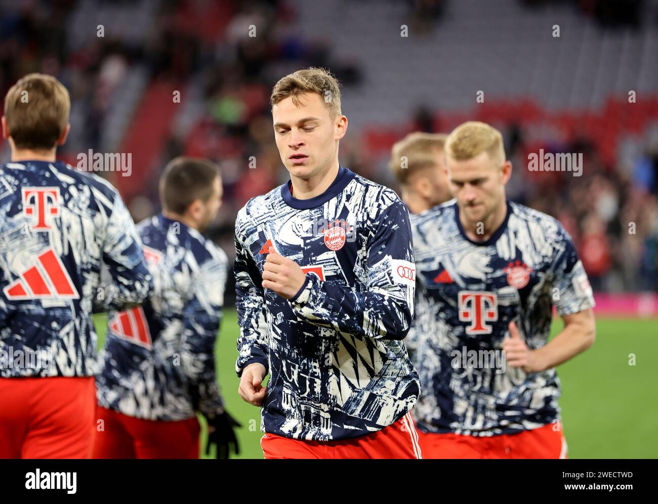 München, Deutschland 24. Januar 2024: Fussball, Herren, Bundesliga ...