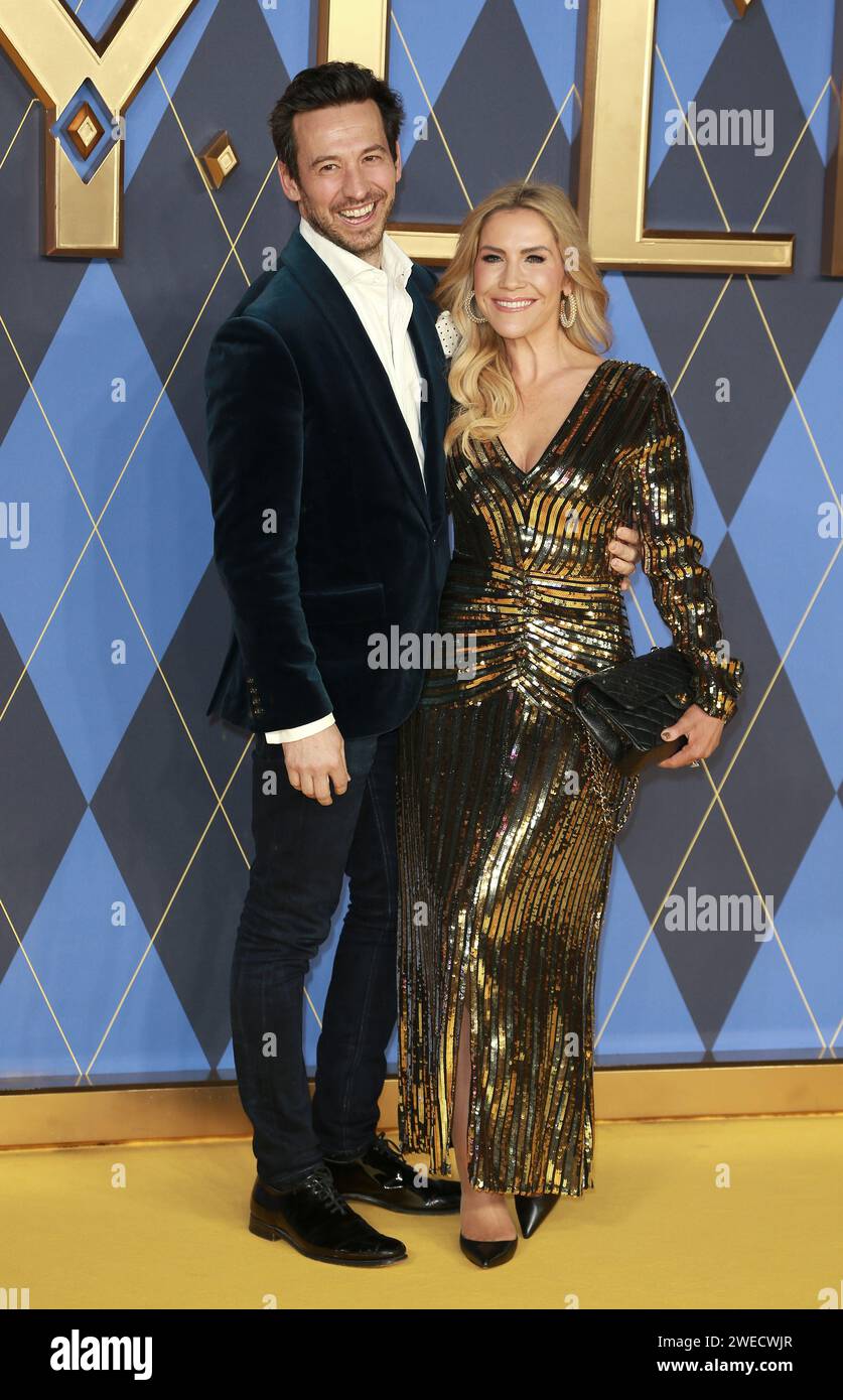 London, UK. 24th Jan, 2024. Alex Partakis and Heidi Range attend the ...