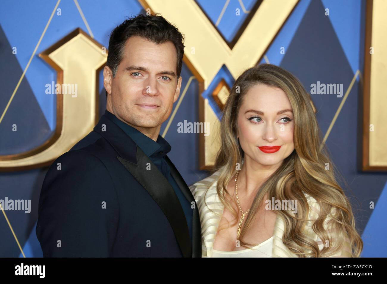 London, UK. 24th Jan, 2024. Henry Cavill and Natalie Viscuso attend the ...