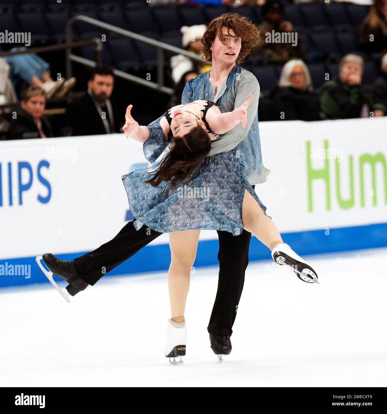 Columbus, Ohio, United States. 24nd January, 2024. Jenna Hauer and ...