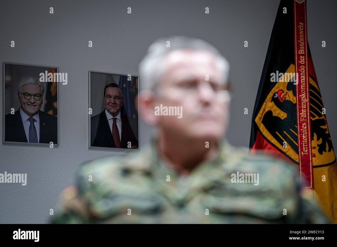 Berlin, Germany. 23rd Jan, 2024. Portraits of Federal President ...