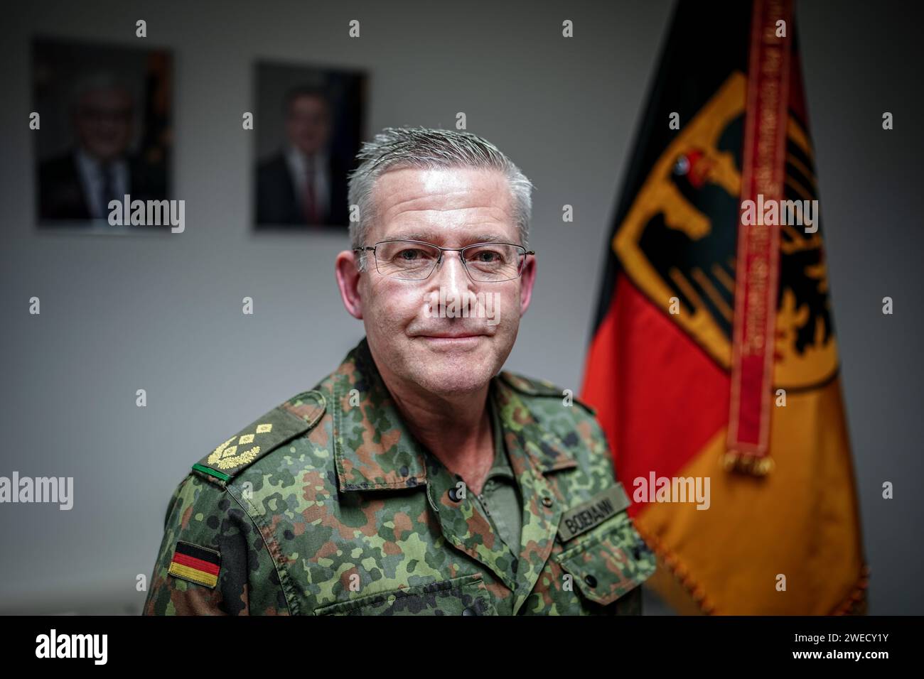 Berlin, Germany. 23rd Jan, 2024. Major General André Bodemann ...