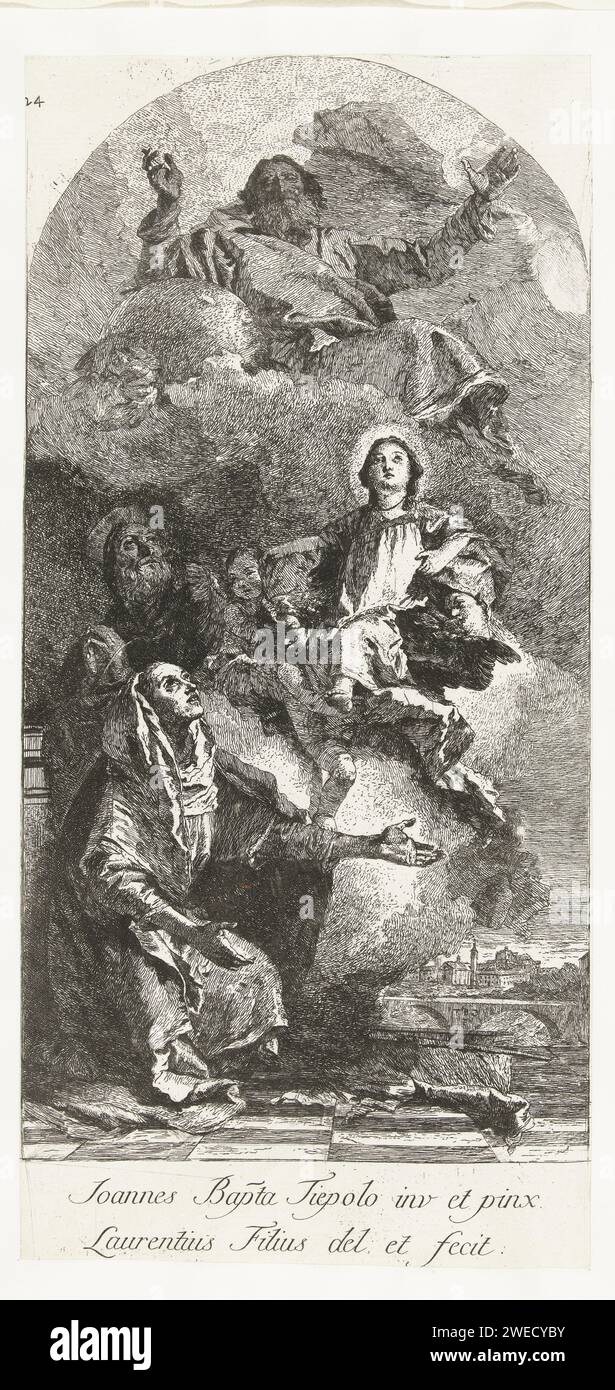 STS Joachim and Anna with God the Father and the Virgin, Lorenzo ...