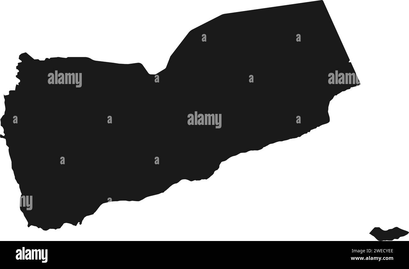 Yemen map Cut Out Stock Images & Pictures - Alamy