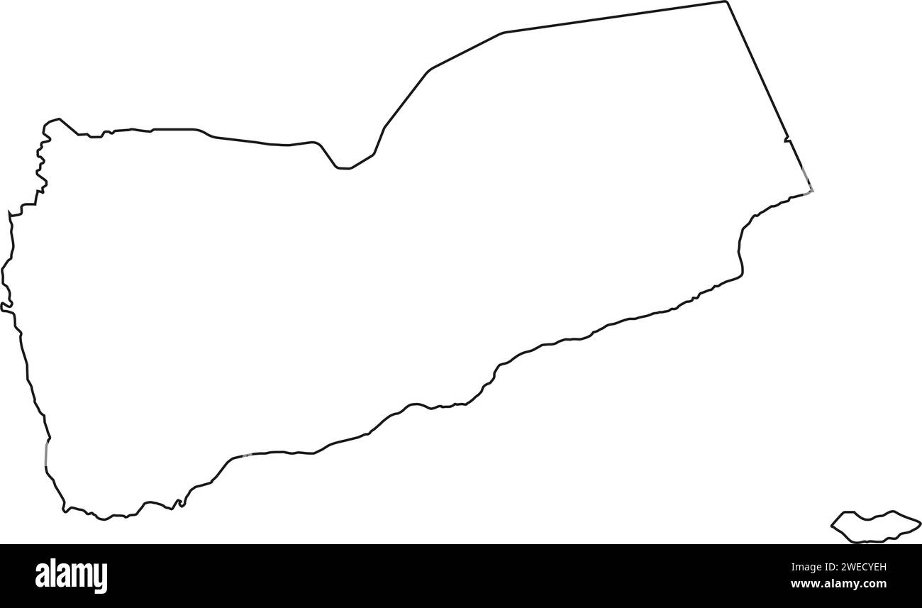 Map of yemen map hi-res stock photography and images - Alamy