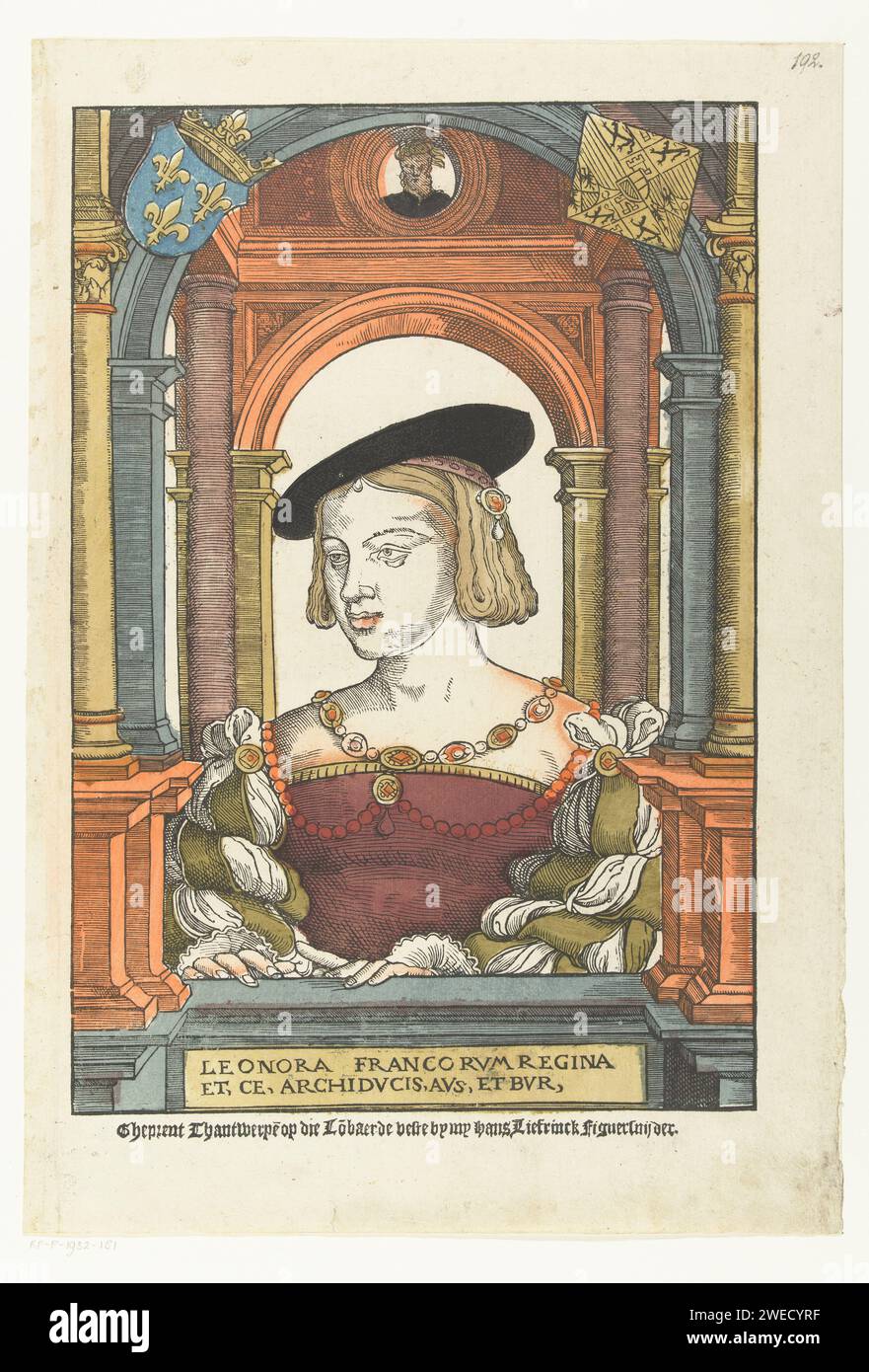 Portrait of Eleonora van France, Pieter Coecke van Aelst (I) (Circle of ...