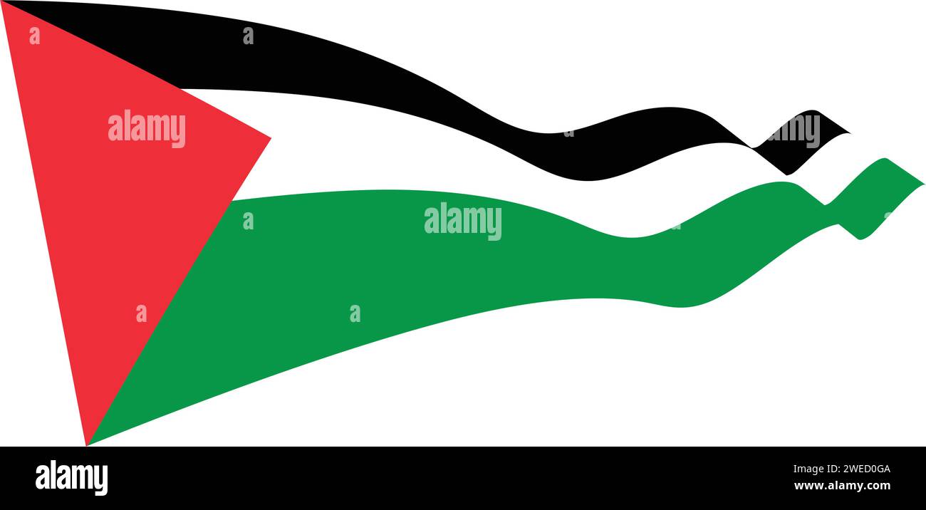 Palestine flag Vector icon design illustration Template Stock Vector ...