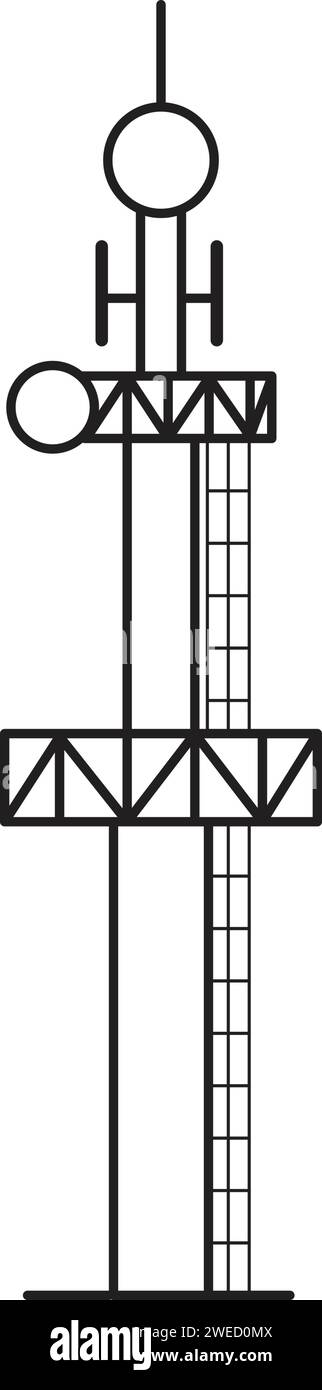 Tower icon vector illustration design template Stock Vector Image & Art ...