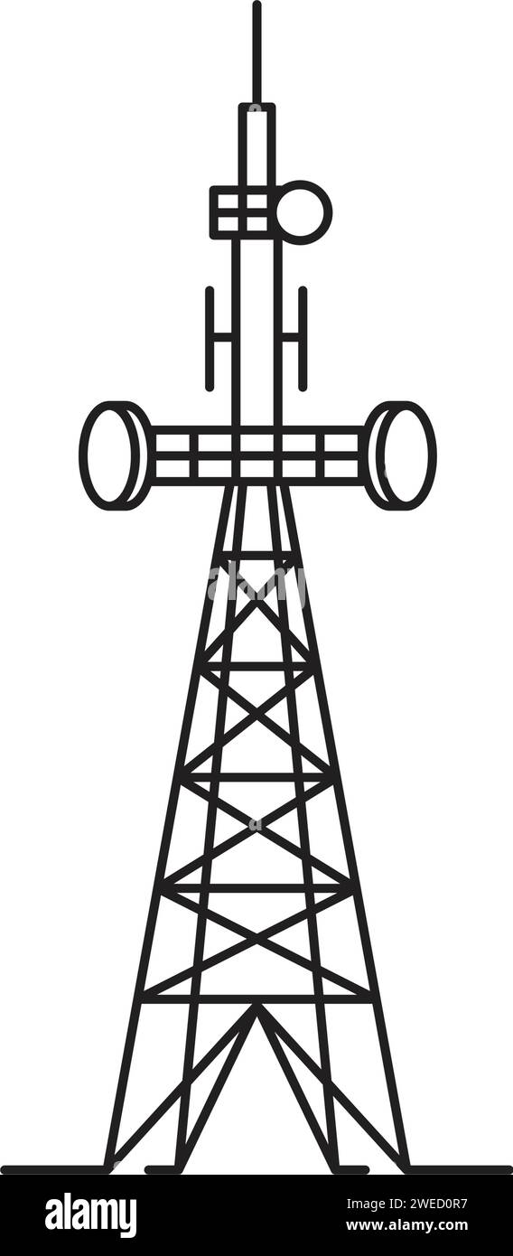 Tower icon vector illustration design template Stock Vector Image & Art ...