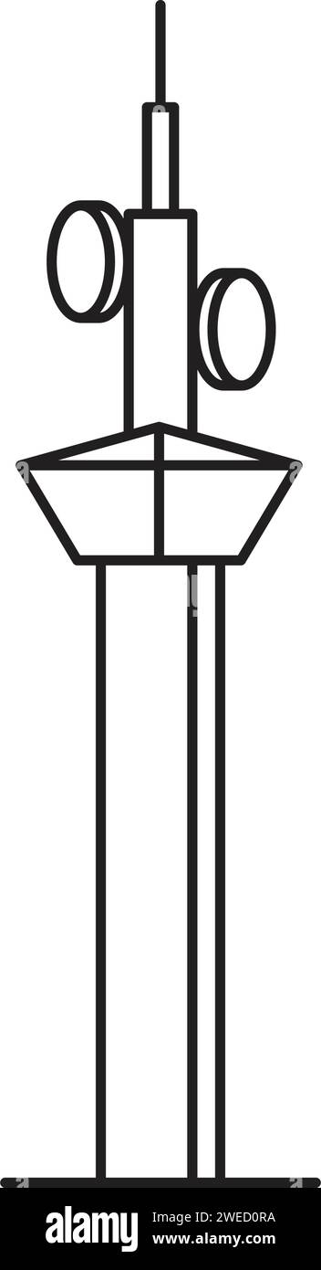 Tower icon vector illustration design template Stock Vector Image & Art ...