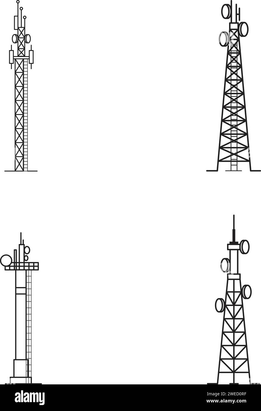 Tower icon vector illustration design template Stock Vector Image & Art ...