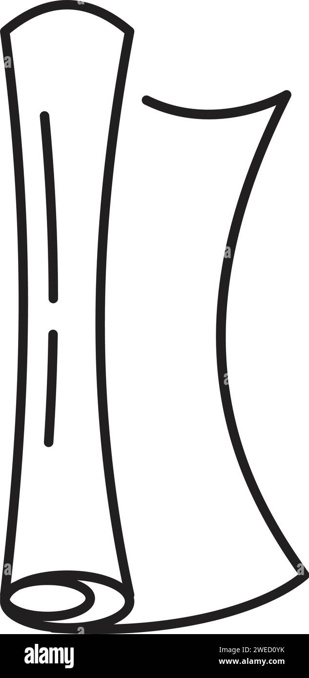 Old paper with line art icon design template Stock Vector Image & Art ...