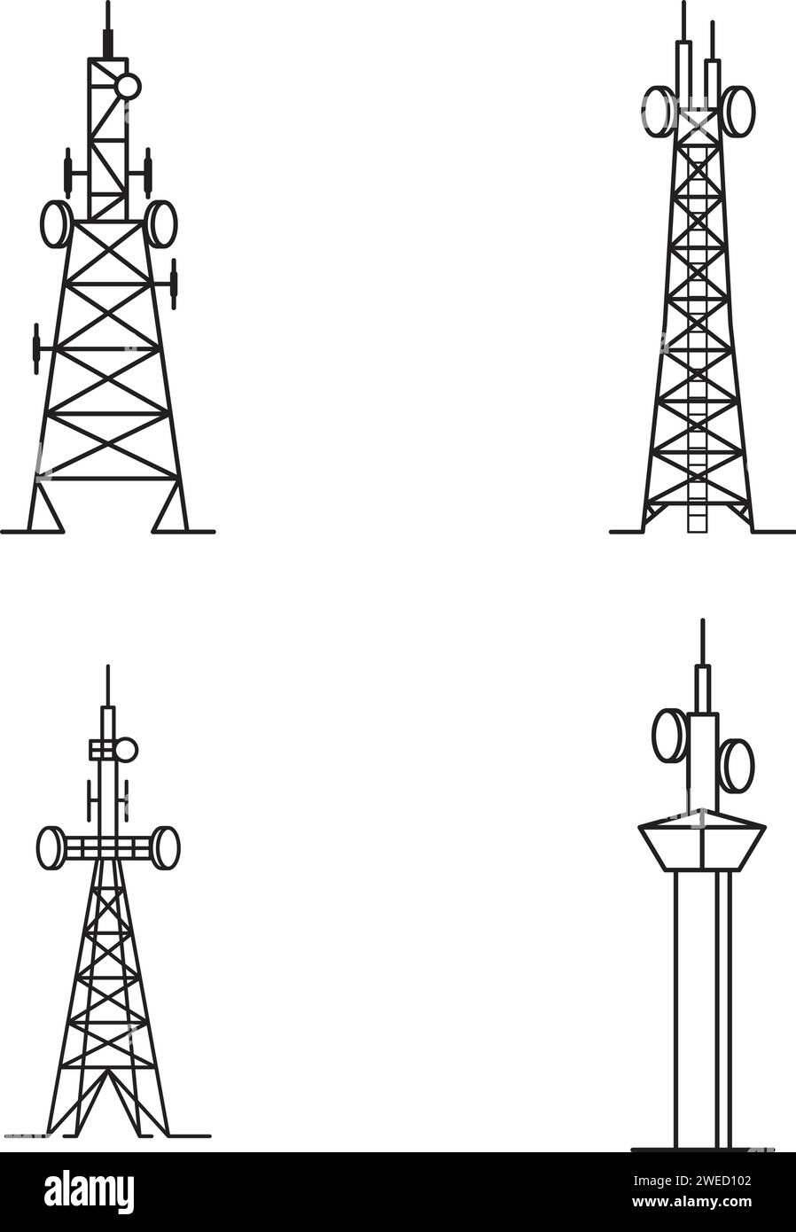 Tower icon vector illustration design template Stock Vector Image & Art - Alamy