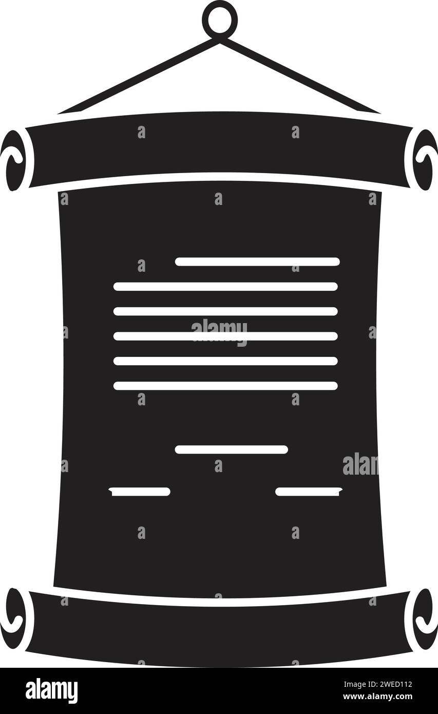 Old paper with line art icon design template Stock Vector Image & Art ...