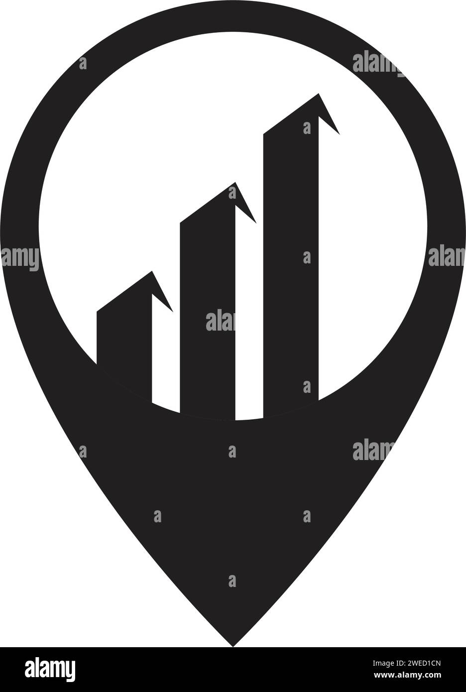 Location point Logo vector icon template Stock Vector Image & Art - Alamy