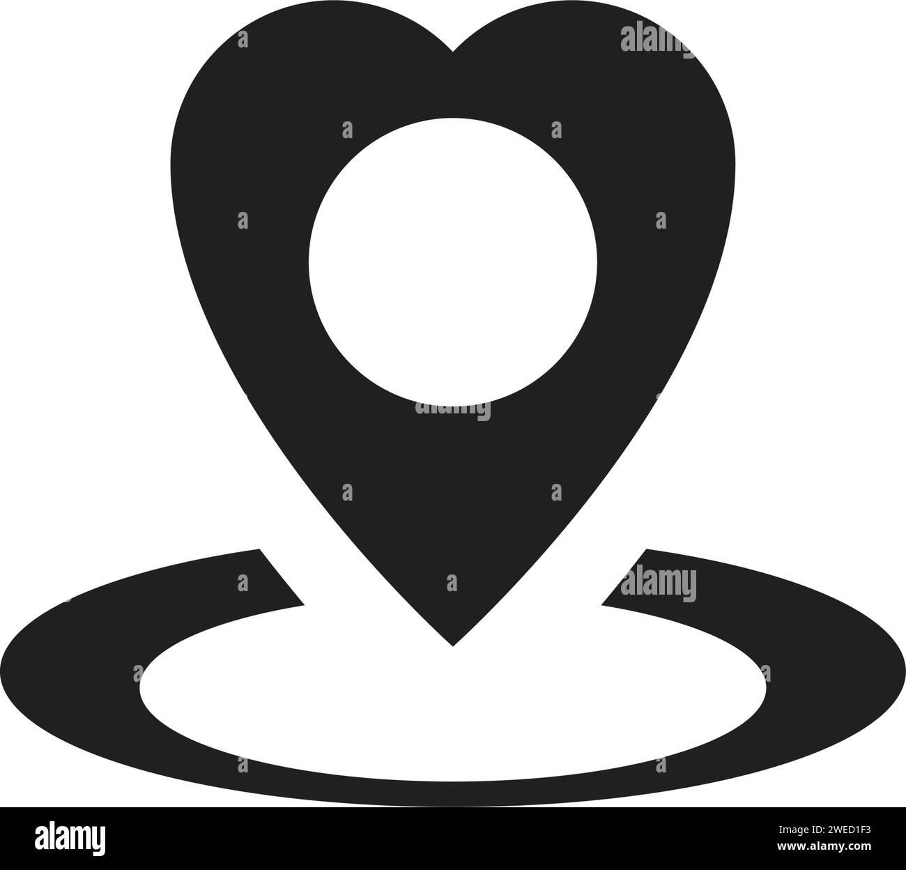 Location point Logo vector icon template Stock Vector Image & Art - Alamy