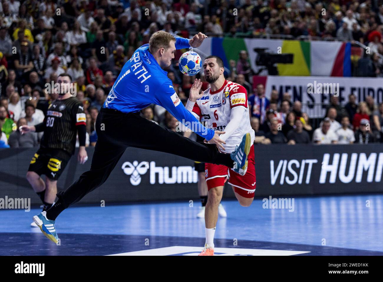 David Sp?th (Deutschland, #1) Parade gegen Mario Sostaric (Kroatien, #6 ...