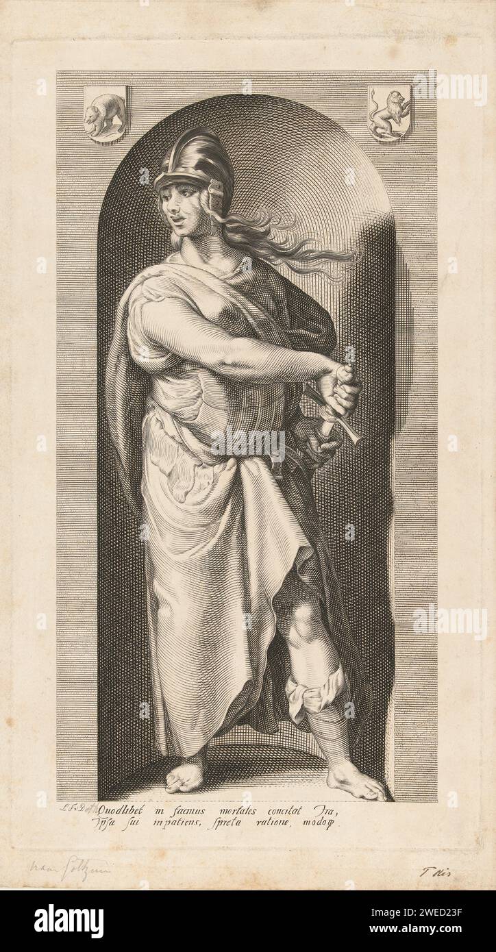 Personification of Toorn standing in Nis, Lubertus Teunis van Deth ...