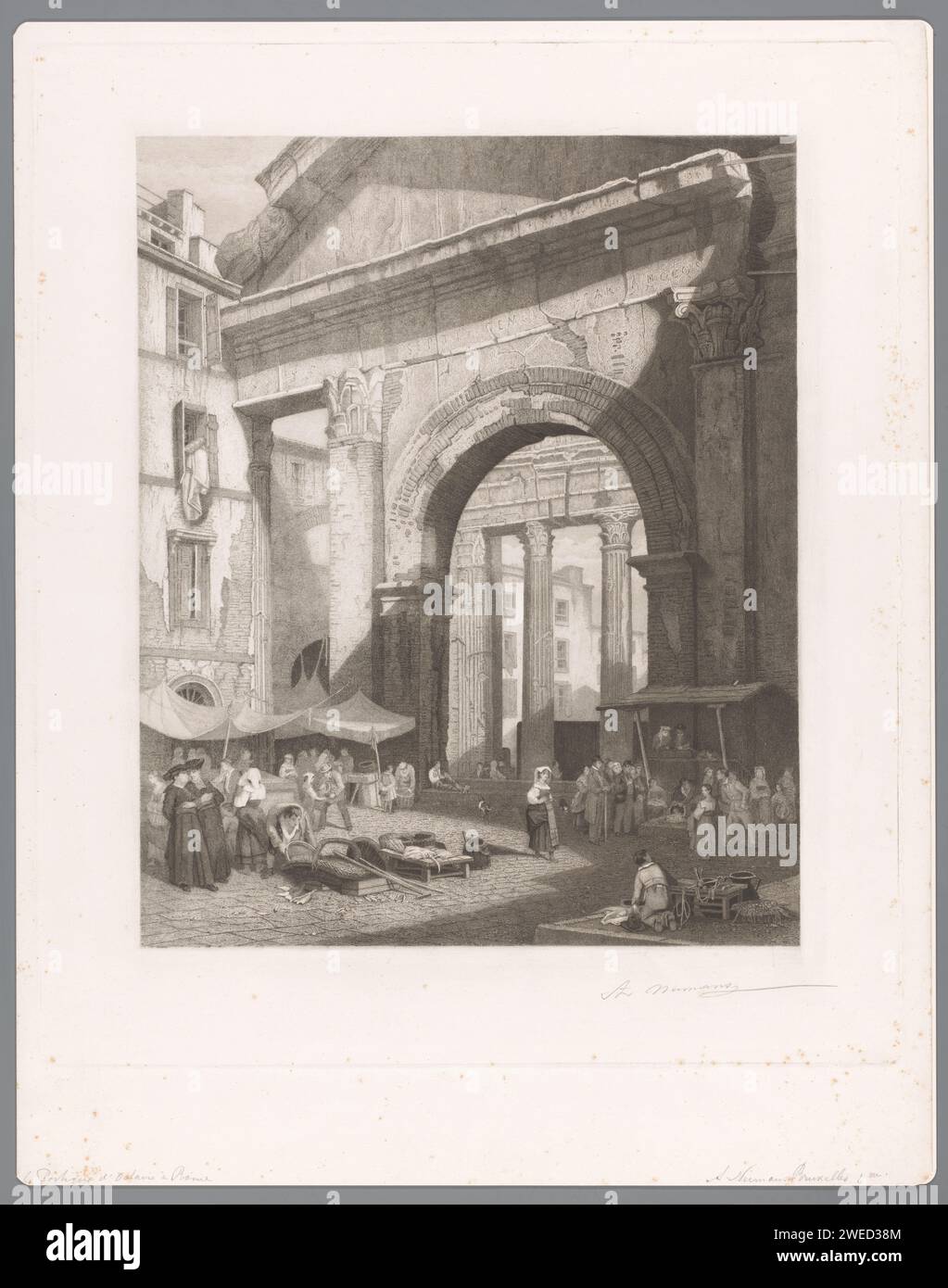 Porticus of octavia hi-res stock photography and images - Alamy