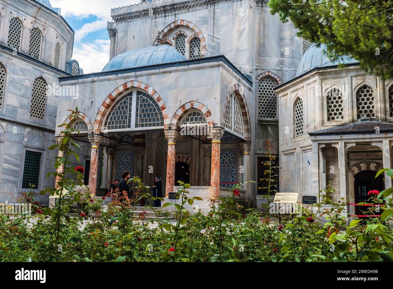 Tomb of Sultan Mehmed III of the Ottoman dynasty in Istanbul, Turkiye ...