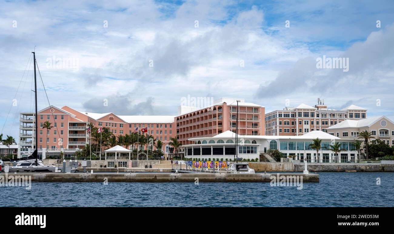 Living in Hamilton Bermuda Stock Photo - Alamy