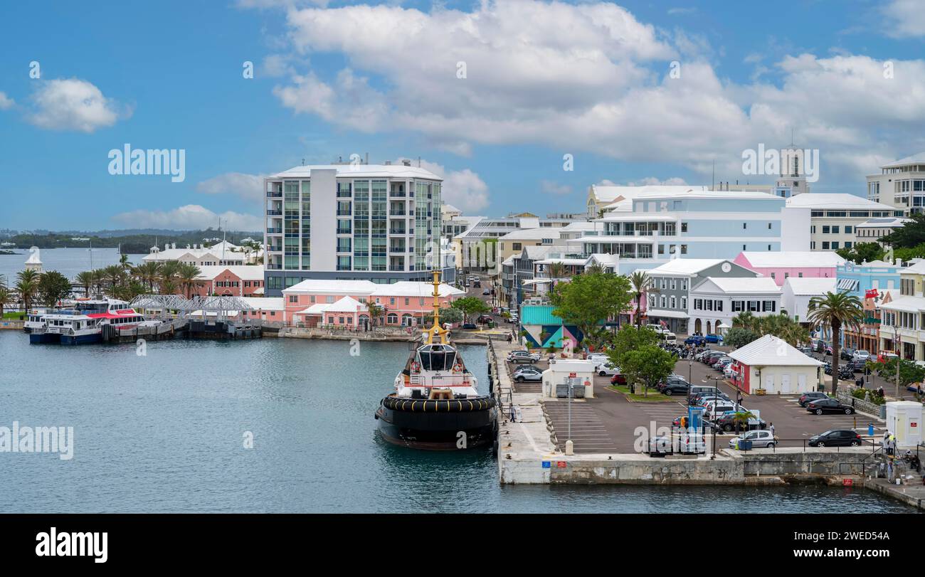 Hamilton harbour area Bermuda Stock Photo - Alamy