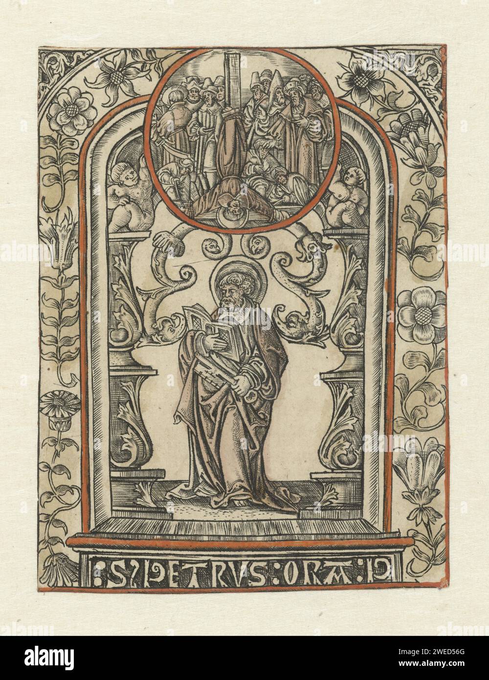 The Apostle Petrus and his martyrdom, Allaert Claesz. (attributed to ...