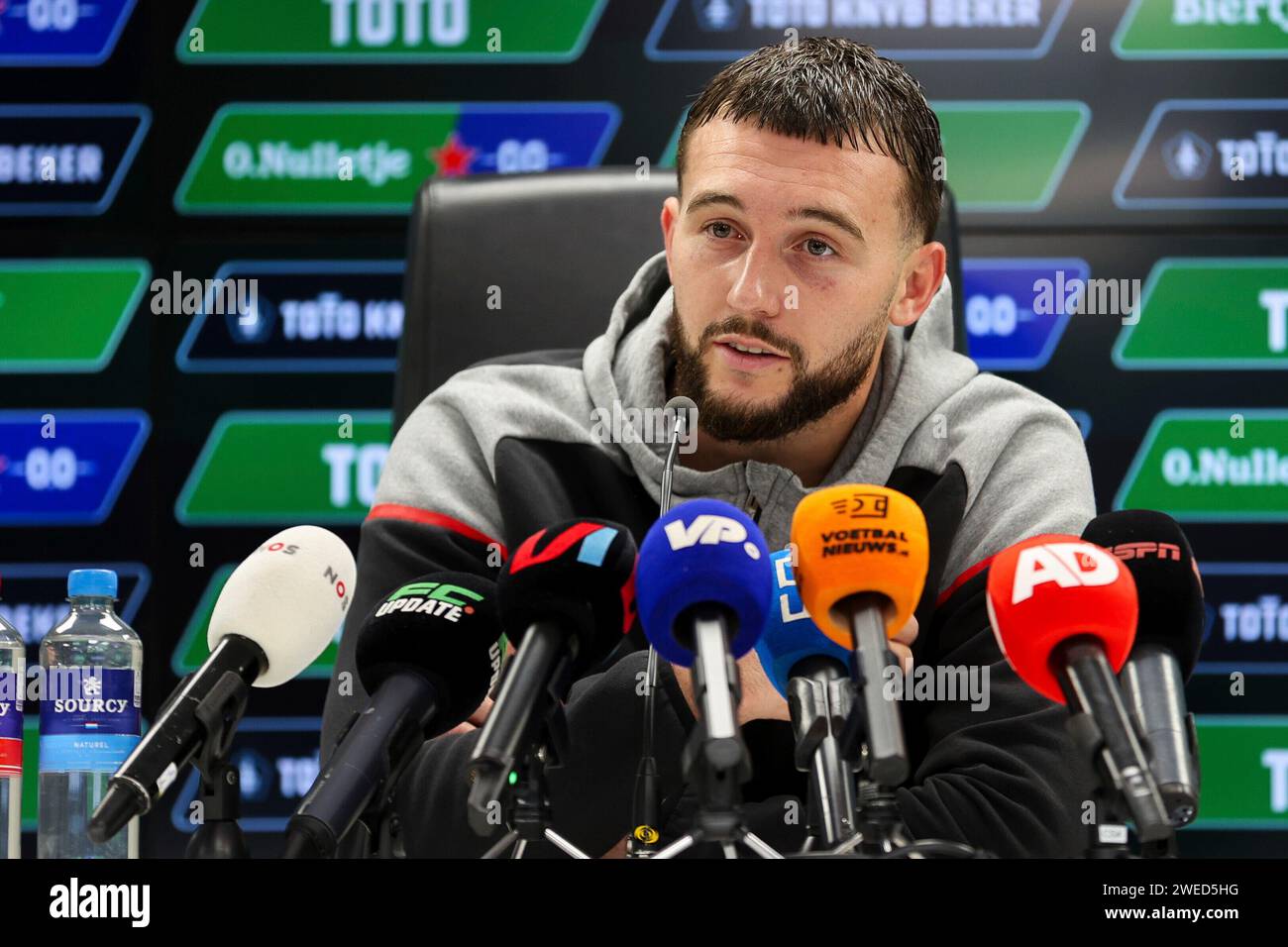 Rotterdam, Netherlands. 24th Jan, 2024. ROTTERDAM, NETHERLANDS ...