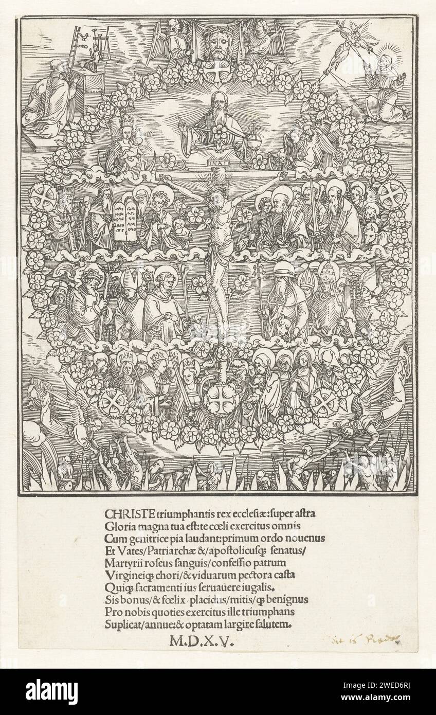 Christ in the Rozenkrans, Albrecht Dürer (School of), 1515 print Christ ...