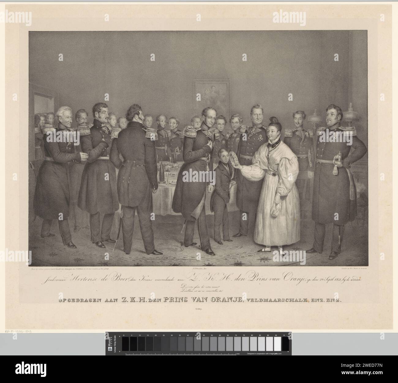 Offering the Immortellenkrans by Jonkvrouw Hortense de Boer on the ...