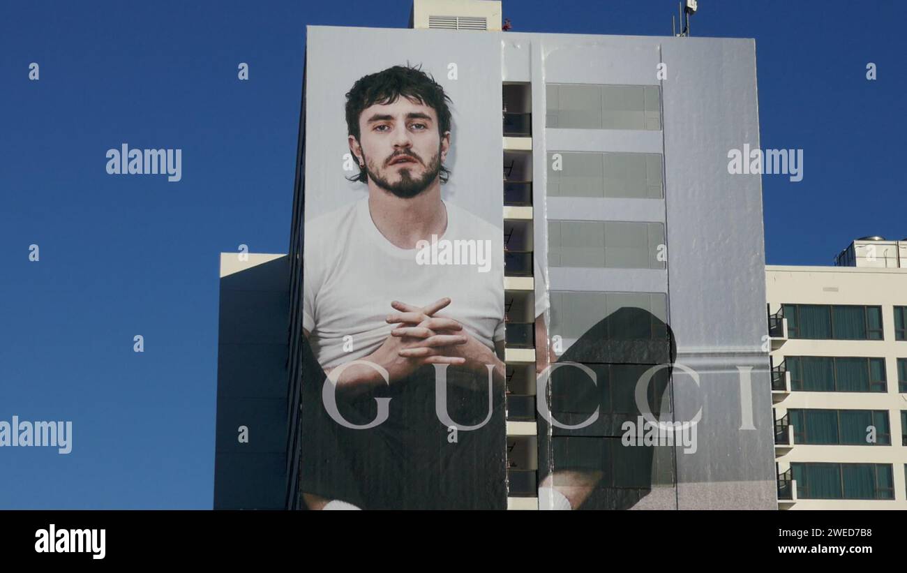 Los Angeles, California, USA 23rd January 2023 Actor Paul Mescal Gucci ...