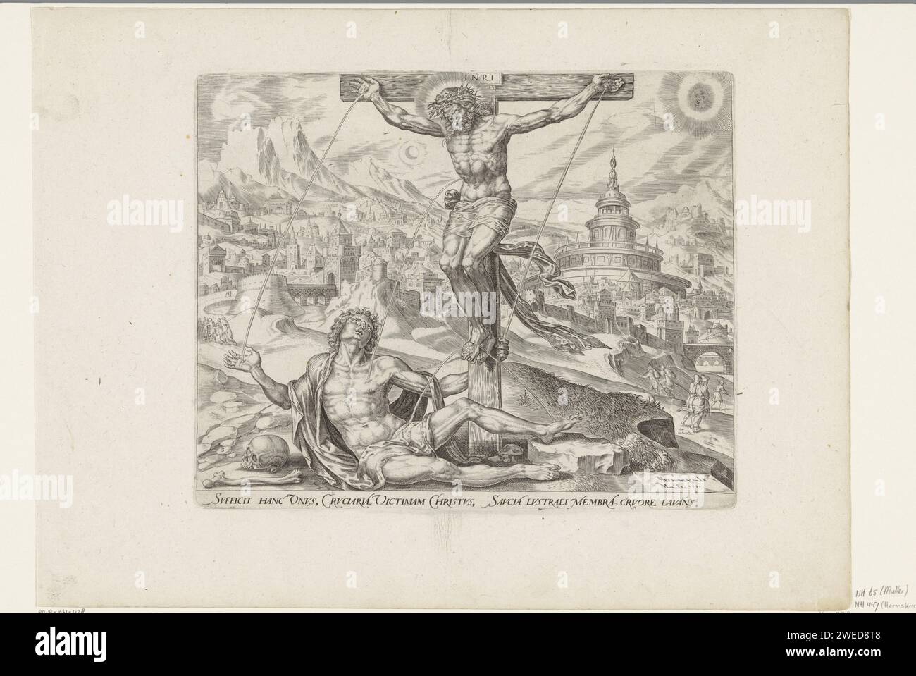 The wounded man healed by the blood of Christ, Harmen Jansz Muller ...